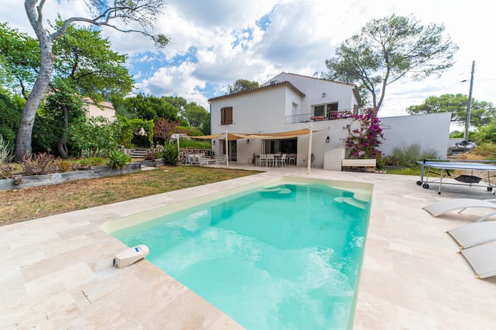 Villa 6 Pers Piscine Privée Plage à Pied - Agay