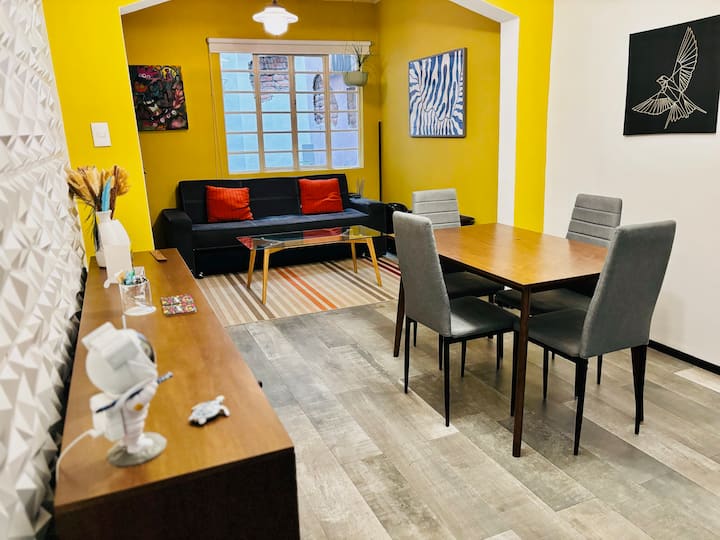 Elegante Y Equipado Departamento En Condesa - 