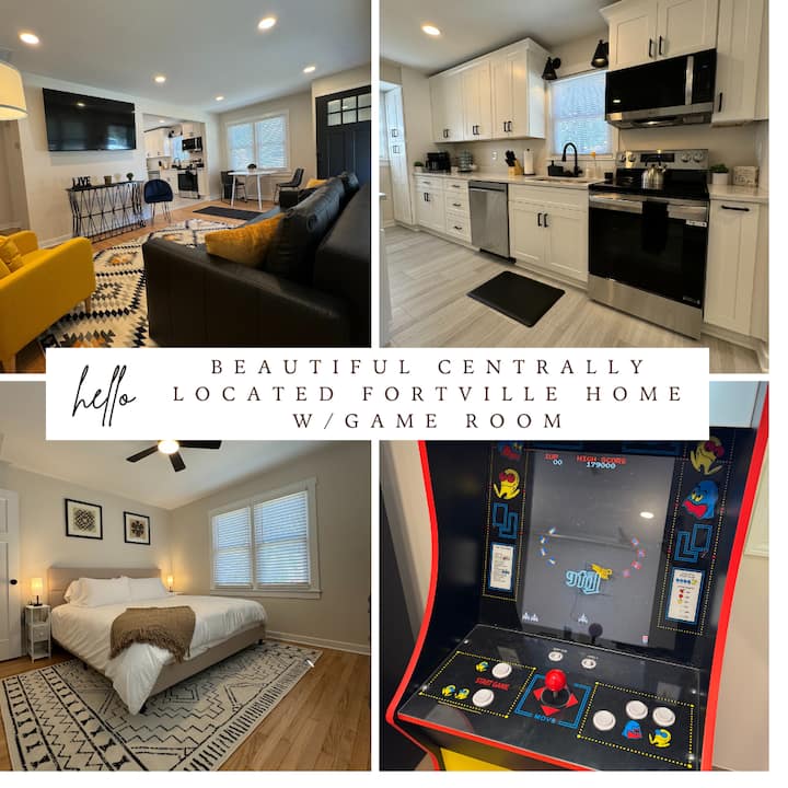 Modern 2br + Gameroom  Sleeps 6 Near Indianapolis - Pendleton, IN