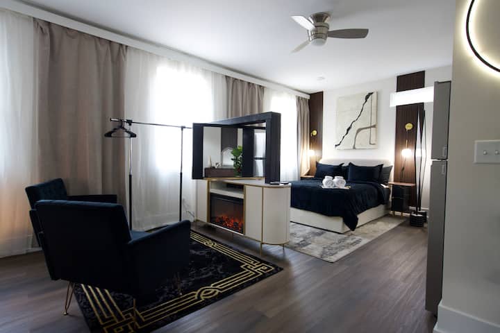 High-end Loft: Private Garage, 360° Tv & No Fees - Durham, NC
