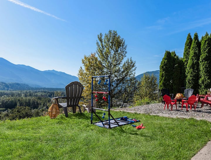180° Stunning View - Firepit | Bbq | Powerful Ac - Chilliwack