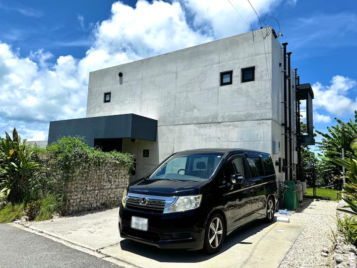 【オーシャンビュー】ミニバン無料/最大8名/in-out12時/新築一棟貸/宮古島プライベートヴィラ - 미야코 섬