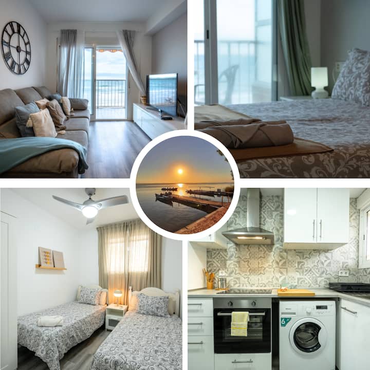 1ª Línea Mar | Fast Wi-fi | 15min Centro| 2br| 4p - El Palmar