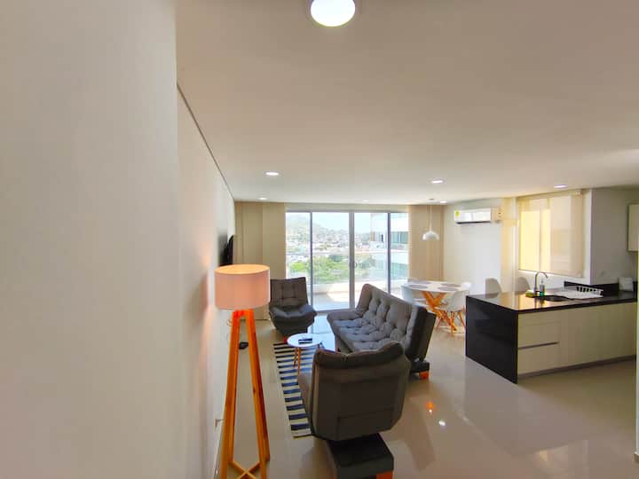Large Duplex 140 M²·steps To Beach·13 Min Old Town - Cartagena, Colombia
