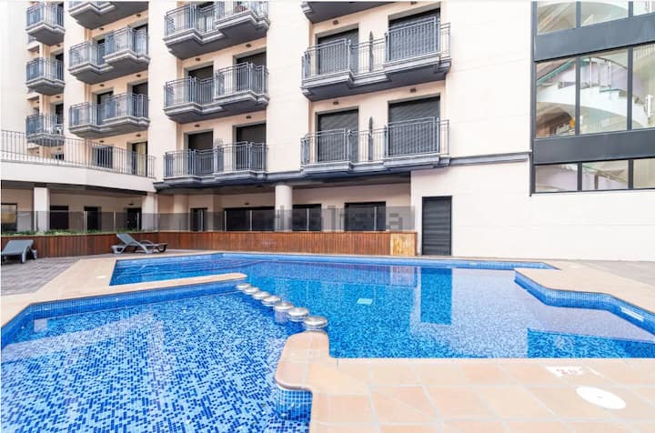 Casa Tita - Apartamento Con Gran Terraza Y Piscina - Lloret de Mar