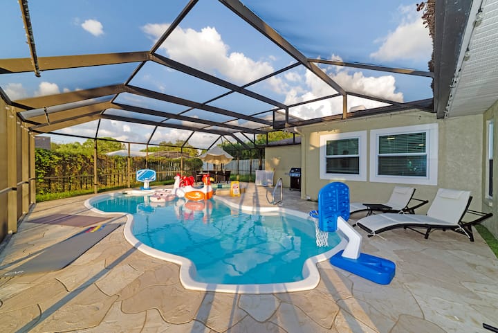 5br,heated Pool,gameroom,4min To Beach,15 To Img! - Anna Maria Island, FL