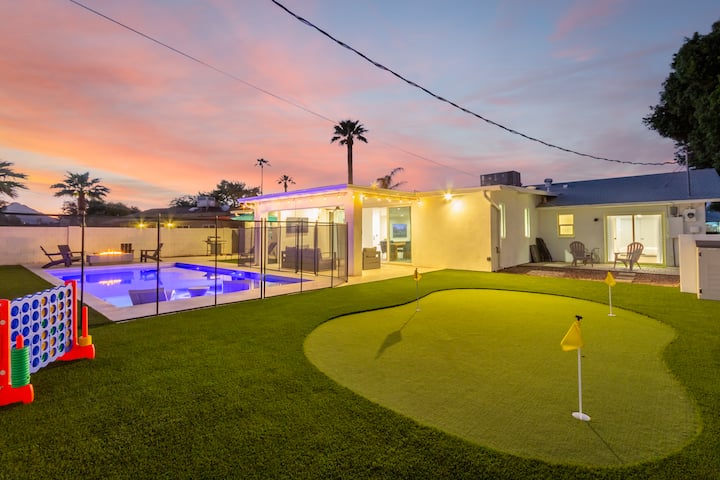 * Newly Designed Game Room & Heated Pool Oasis * - Scottsdale, AZ