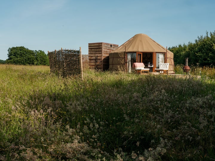 Oak Nature Cabin At Higher Farm - Bruton