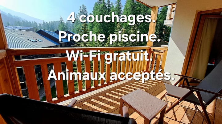 Beau T2(pied Des Pistes) Proche Piscine Vars. - Vars