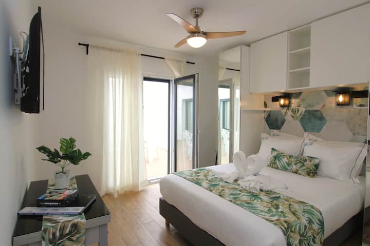 Estúdio Oa4 C/patio Privado &Kitchenet 3" Pé Praia - Peniche