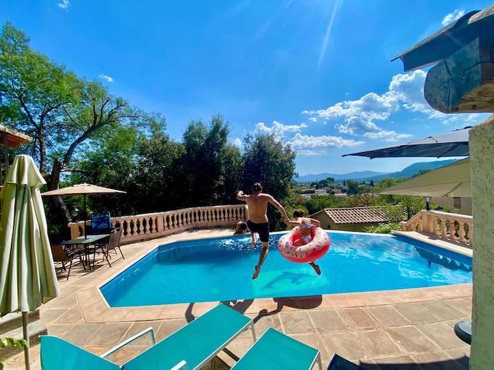 Pause Rêvée : Villa Avec Vue Sublime Et Piscine - Les Arcs sur Argens