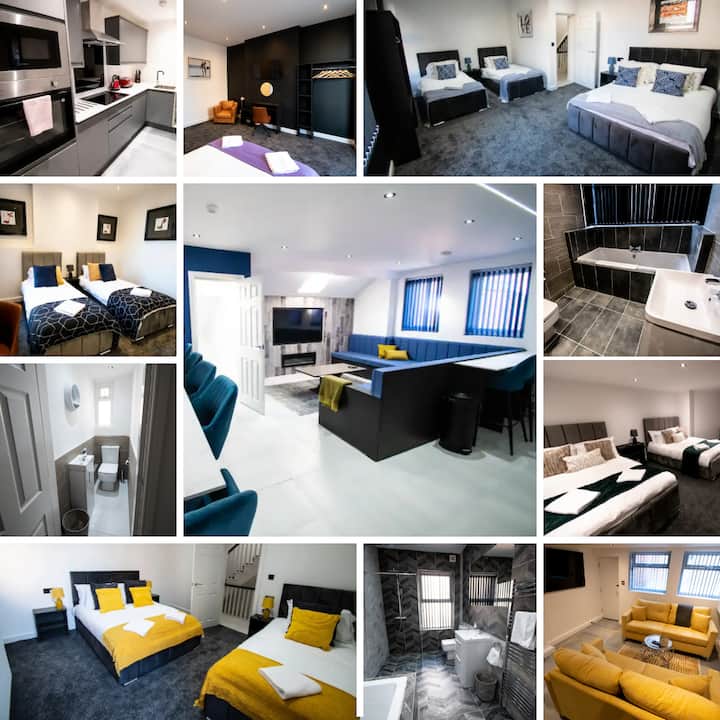 Winter Gardens Luxury House Sleeps Up To 19 Guests - 布萊克浦