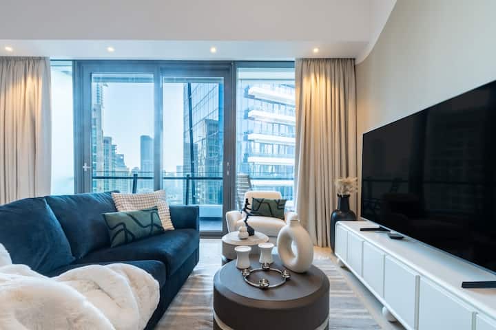 Fabulous Studio In Silverene With A View! Sleeps 3 - Dubai Marina