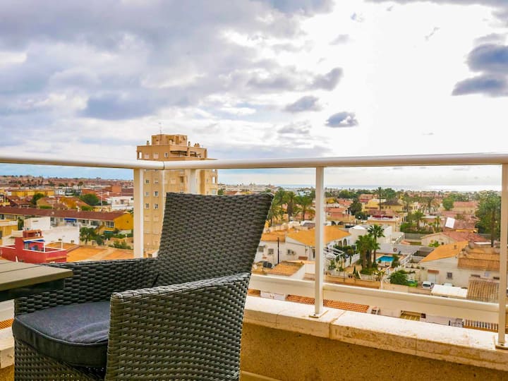 Modern Apartment, Breathtaking Sea View, Pool - Torrevieja