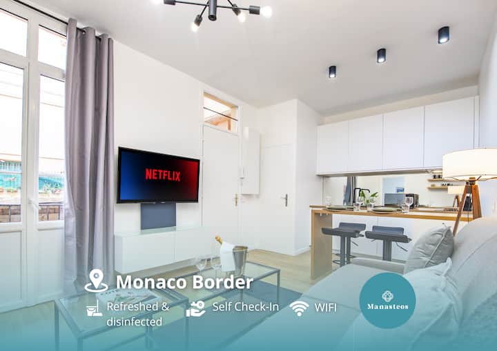 Monaco Border - Joli Appartement Rénové - Ck - Plage de Monaco (Larvotto)