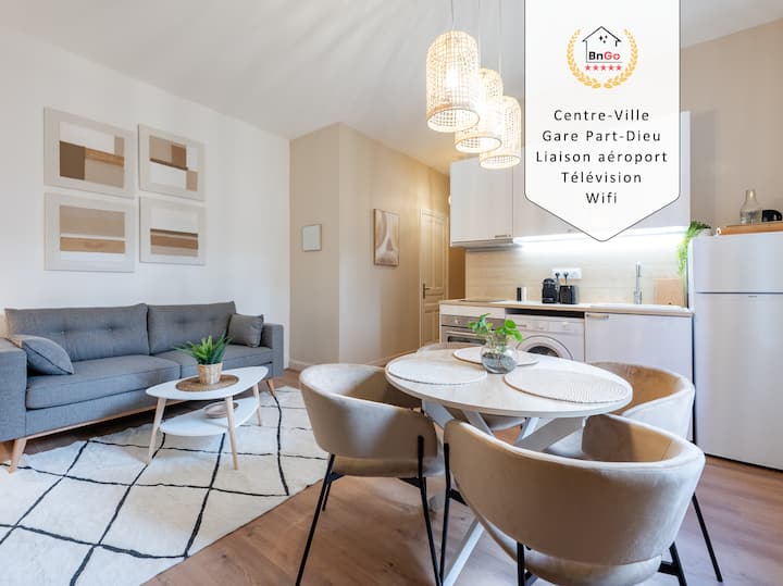 Bngo | Luxe & Confort | Gare Part-dieu, 2 Pers - Lyon