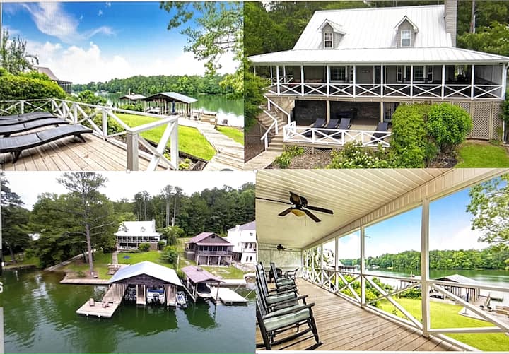 Lakefront/boat Launch/cove
4 Br/3.5 Ba Sleeps 12 - Lake Martin, AL