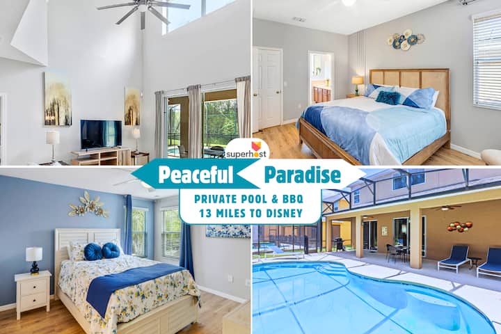 Spacious Pool! Serene Home! Great For Remote Work - Davenport, FL