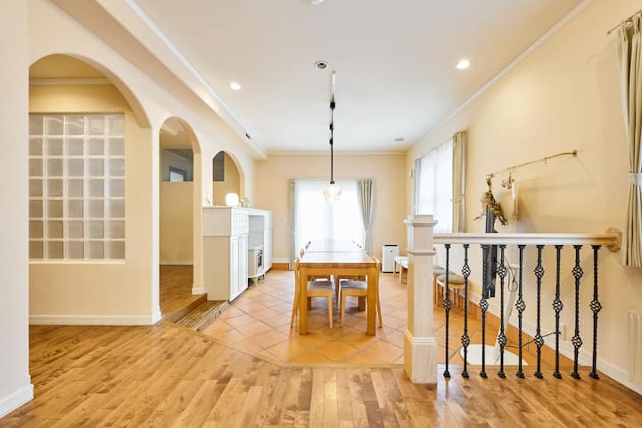 Southern European Style House, Max 12 People - Sapporo