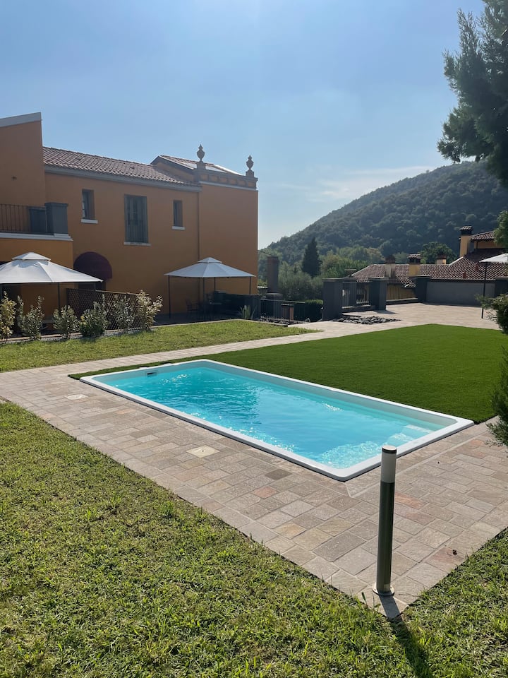 Appartamento Completo 4pax Piscina Giardino Verde - Ospitaletto