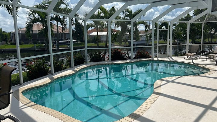 Waterfront Home | Heated Pool + Sunset Views - Punta Gorda, FL