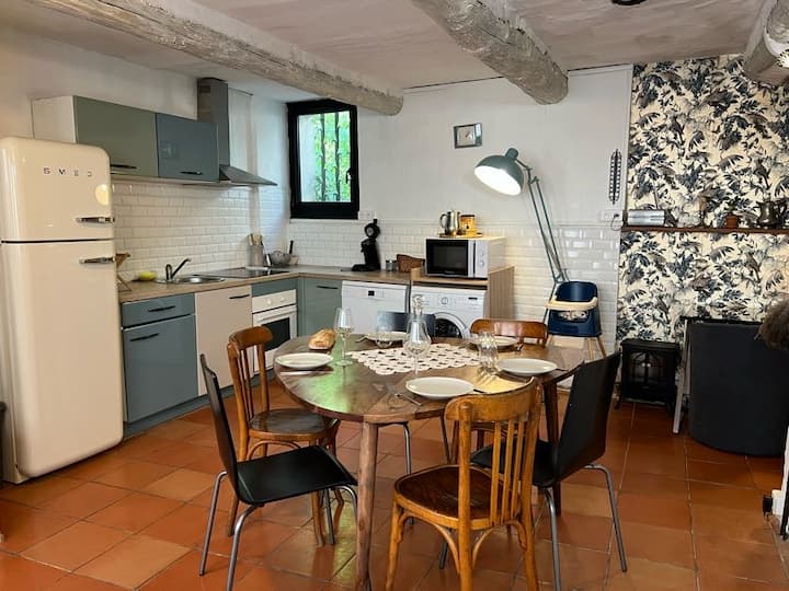 Maison Cosy En Provence - Proche Golf Pont Royal - Mallemort