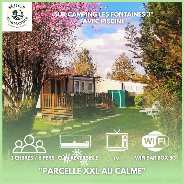 Mobilhome 6p Xl Climatisé Tv Wifi Au Calme - Anet
