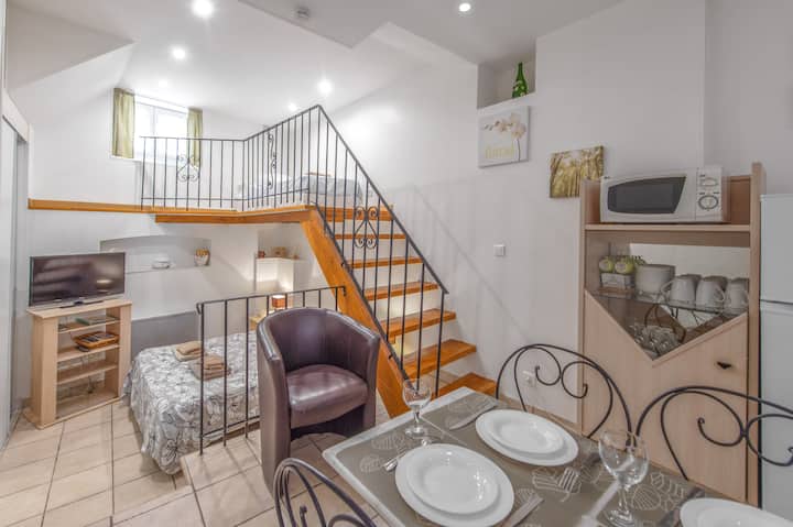 Studio Dans Village Médiéval - La Turbie