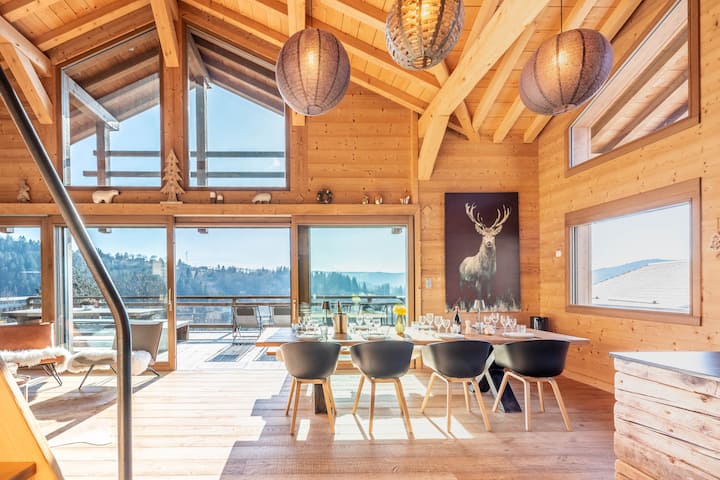 Chalet La Tanière, Vue Imprenable Sur Le Lac - La Bresse