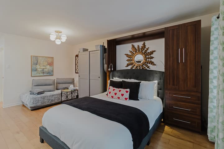 Orford-magog:loft Avec Spa, Terrasse Et Cuisinette - Orford