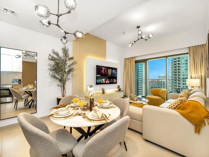 5min Walk To Dubai Mall |Burj Khalifa View Pools - ドバイ