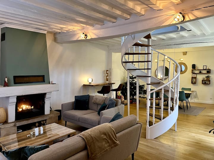 Triplex Ancien - 3 Chambres - Centre Ville - Dijon