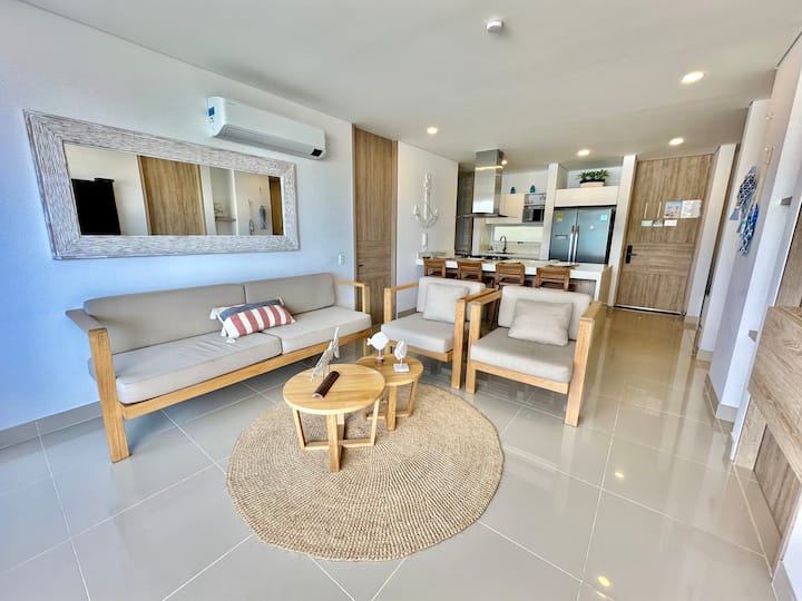 Exclusivo Apartamento Familiar Frente Al Mar - Santa Marta, Colombia