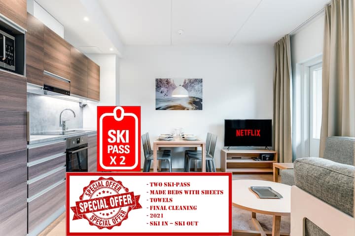 Rukahillchalet2 Ski In - Ski Out - Skipass X2 - Kuusamo