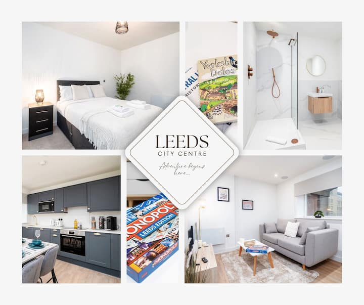 City Escape: Chic 1 Bed Apt In Central Leeds - Leeds