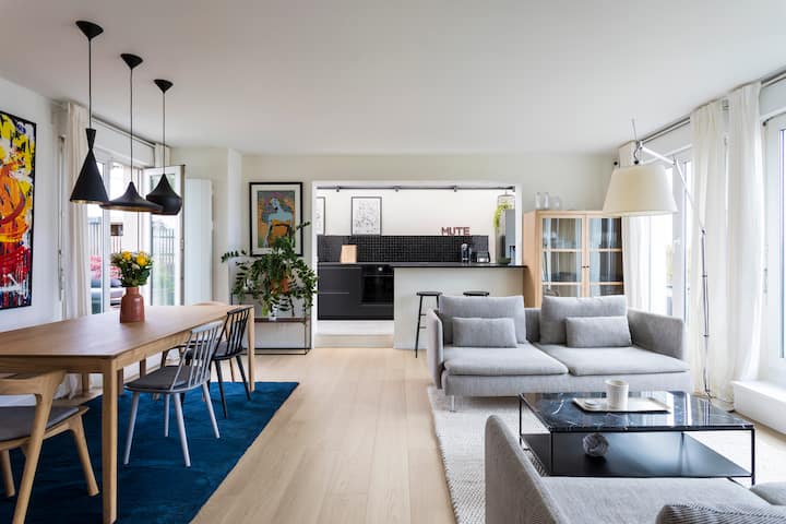 Penthouse Moderne En Duplex Avec Terrasses - Saint-Denis