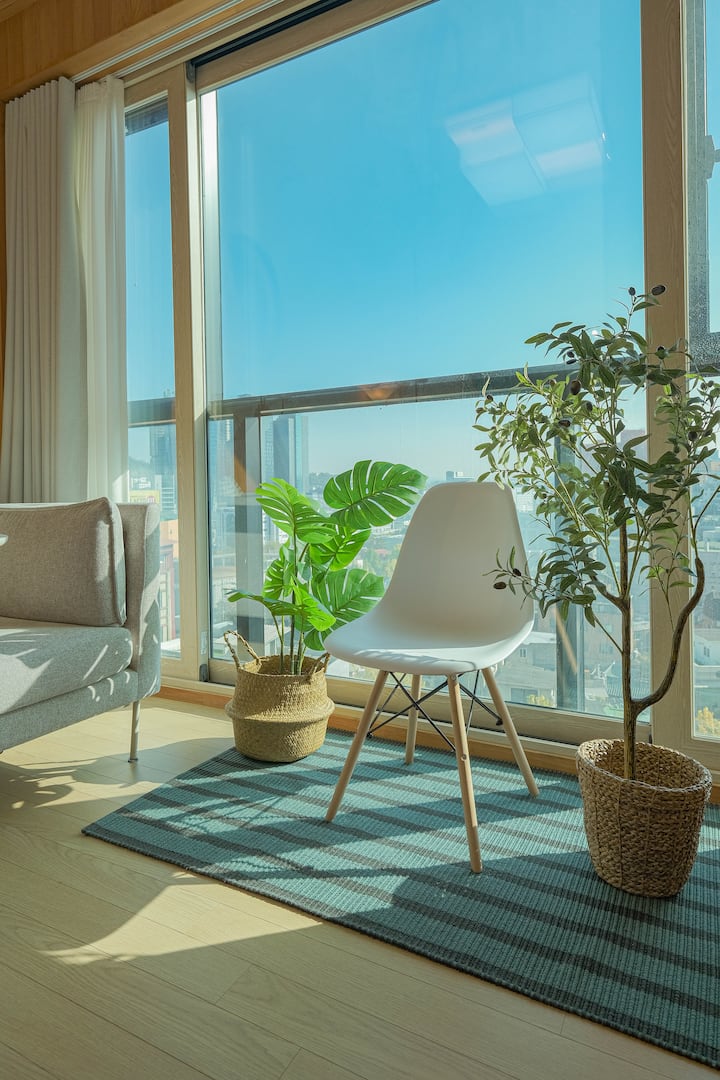 [Apt 5 Star] Seoul Stn 5m / Top F Citi View/ Max 7 - Seoul