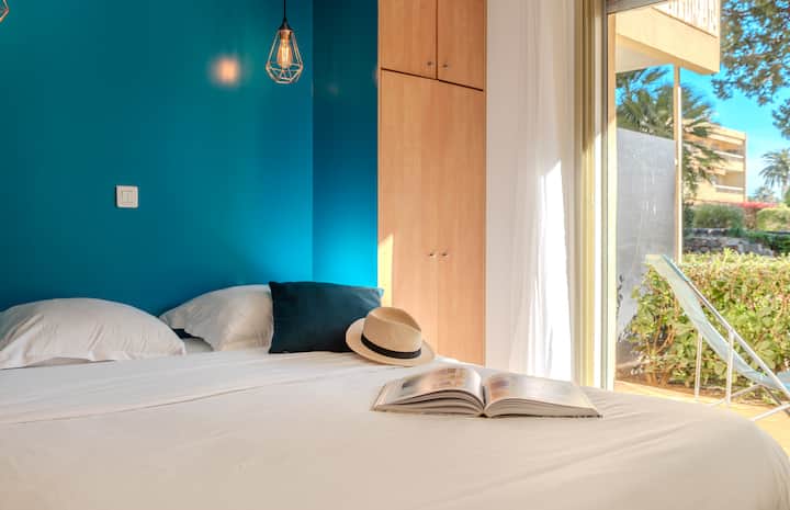 Appt 6 Personnes Proche Plage & Piscine - Antibes