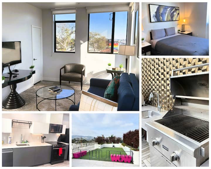 Cozy Melrose Apt W/ 𝓡𝓸𝓸𝓯𝓽𝓸𝓹 & Free Parking - West Hollywood