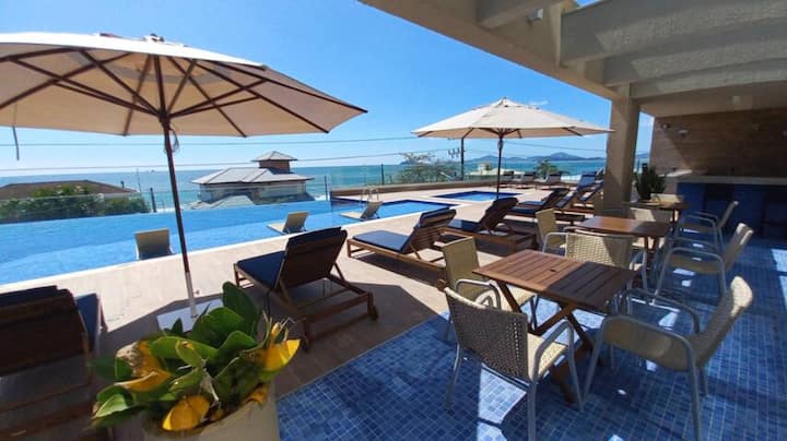 404 Lindo Apartamento Frente Mar Em Home Club! - Brazil