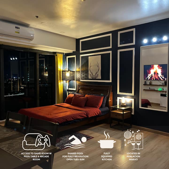 Spacious Luxe Makati Studio W Access To Pool+view - Makati