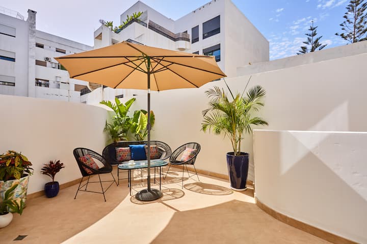 Apt. De Luxe, Terrasse Privée - Casablanca