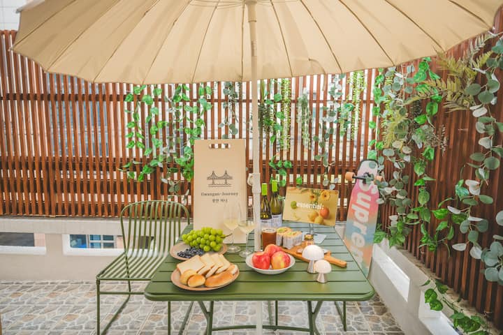 [광안 저니] 2층 단독 사용 조용한 숙소/호텔 침구 (2박 10%,4박 20% 연박할인) - Busan