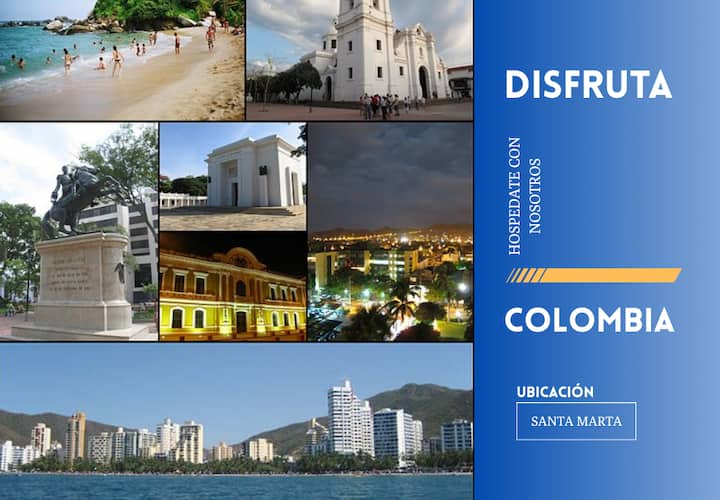 Cozy Apt+tv+parking+wifi+kitchen+ac At Santa Marta - 聖塔馬它