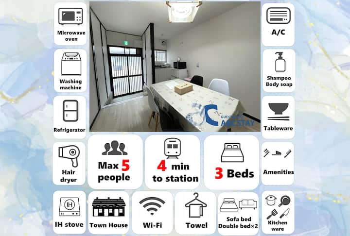 Hm6/easy Access From Shin-osaka /Spacious 41㎡ - Minoh