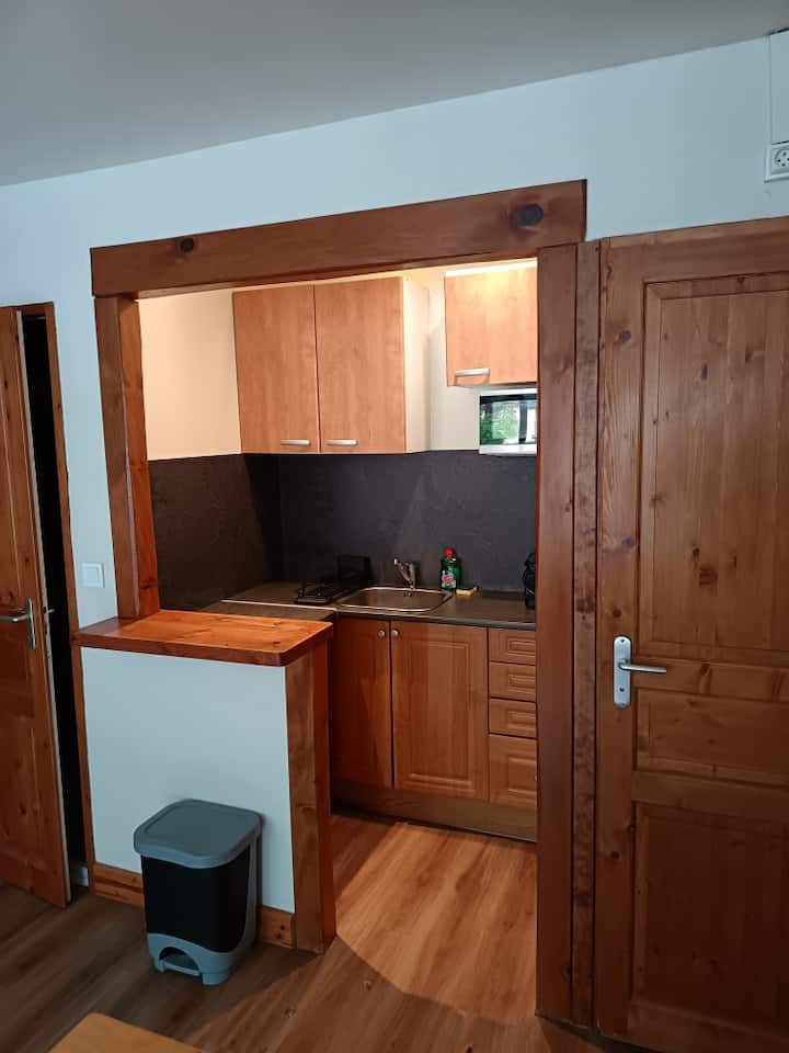 Studio 4 Pers Avec Terrasse Et Jardin - Les