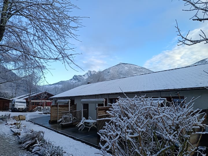 Studio 4 Pers Avec Terrasse Et Jardin - Le Mourtis