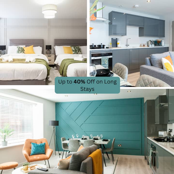 Long Term Stays 40% Off- Contractors-professionals - リーズ