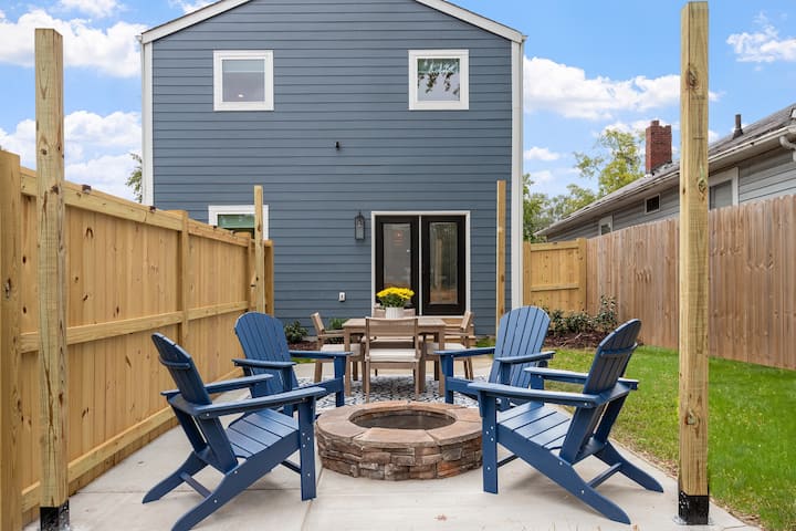 5 Br Luxurious New Downtown Home | 2 Miles Duke - Durham, NC