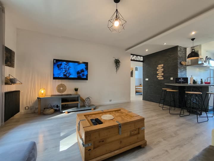 Appartement Spacieux-calme-parking Gratuit-4 Pers - Pau